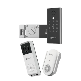 RIM SMART LOCK + VIDEO DRBELL EZVIZ BUNDLE DL03 PRO + EP3X | Gain City ...