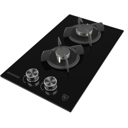 EF GAS HOB-2 BURNER EFH3221WTVGB-LPG | Gain City Singapore