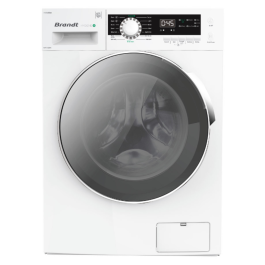 BRANDT FRONT LOAD WASHER WFB124QWA | Gain City Singapore