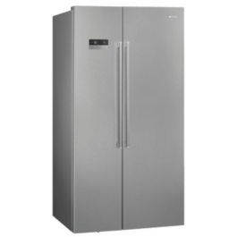 Smeg Side By Side Fridge - 580L, No Frost, Inox-look