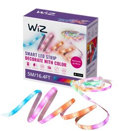 WIZ RGBIC LED STRIP 5M UK PLUG 929004126517 | Gain City Singapore