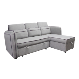 SEWARD L SHAPE STORAGE SOFABED 2728 PVC 2A(J)+L(Q) | Gain City Singapore