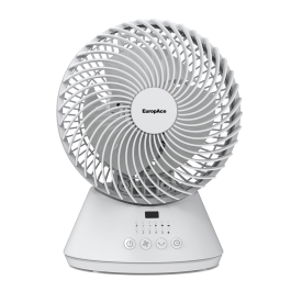 Europace 6” Desk Fan - Quiet, Energy Saving, 3D Osc.