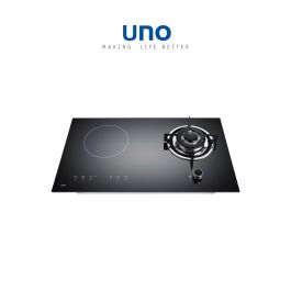 UNO GAS HOB-1 BURNER+1 ZONE 73CM GAS-INDUCTION